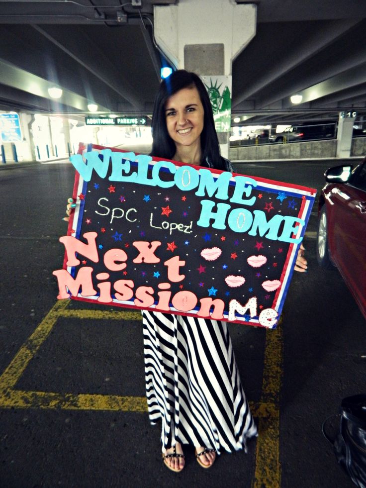 Welcome Home Signs & Ideas For Military Homecomings | Signs.com