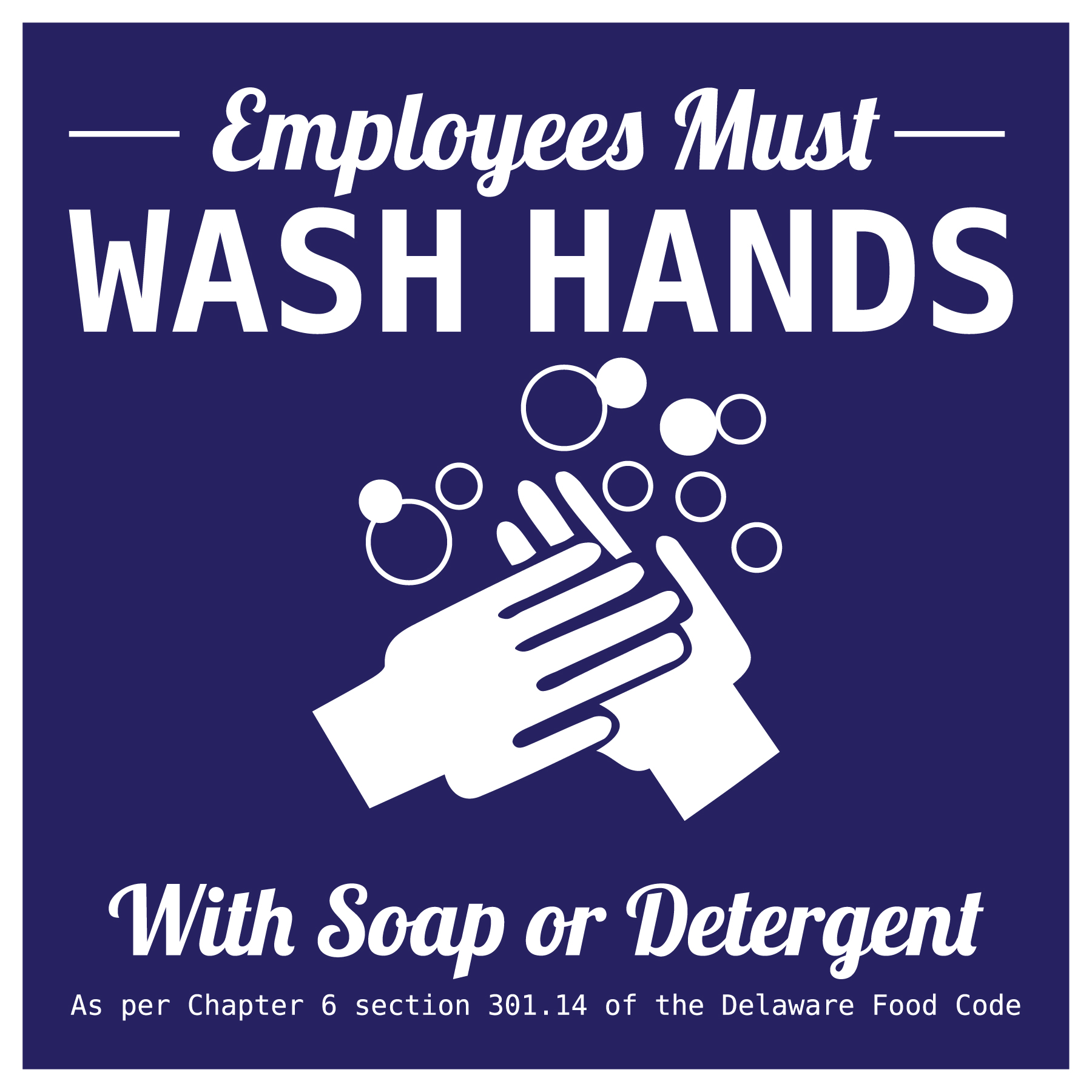 Handwashing Sign Laws For All 50 States | Signs.com Blog