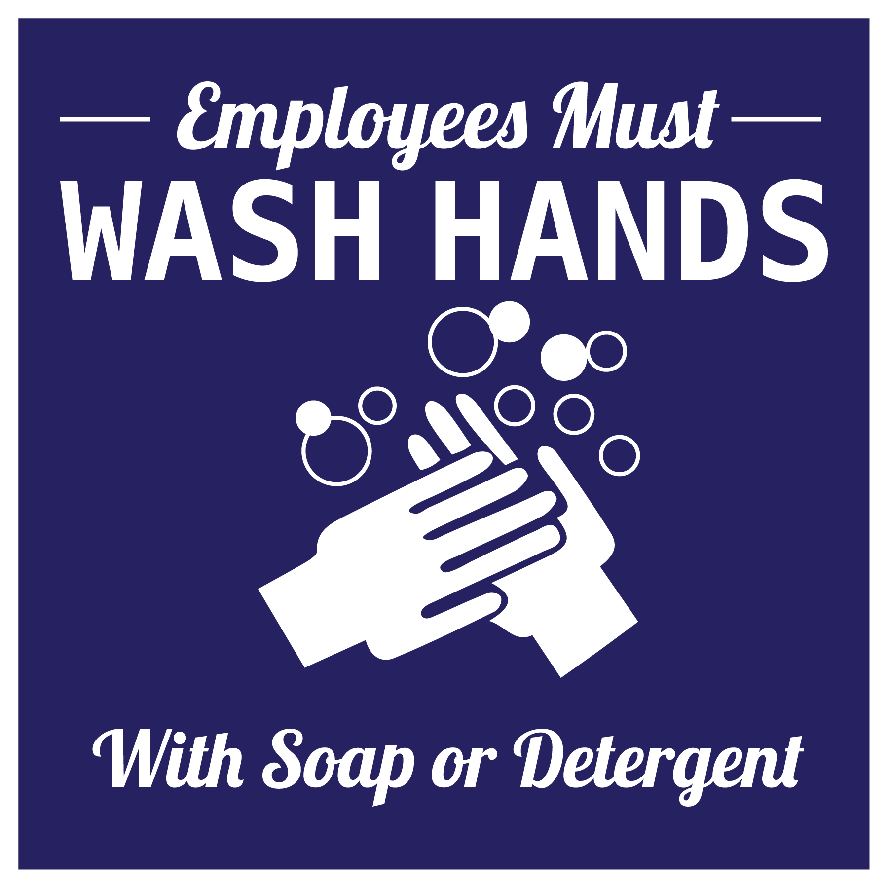 Handwashing Sign Laws For All 50 States | Signs.com Blog