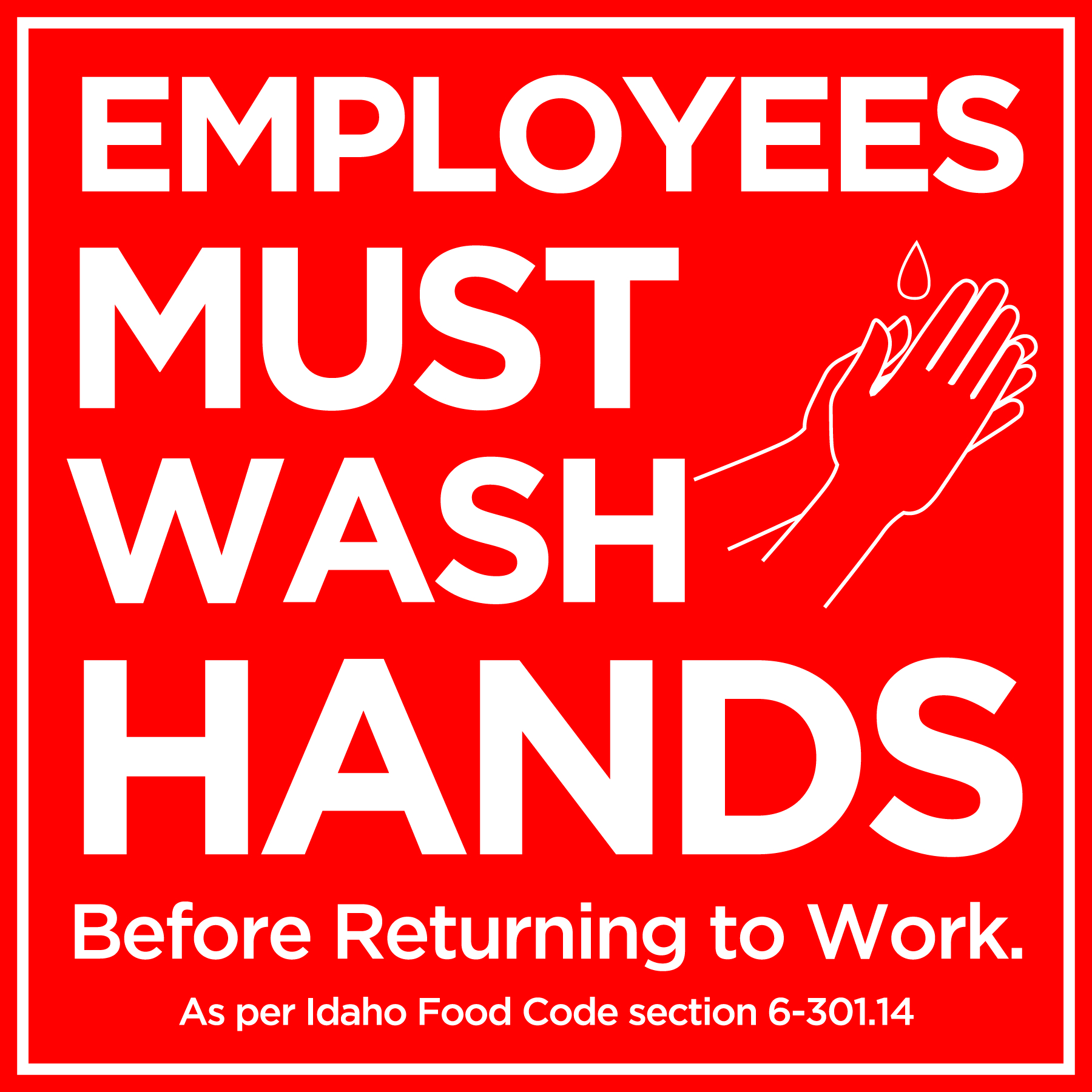 Handwashing Sign Laws For All 50 States | Signs.com Blog