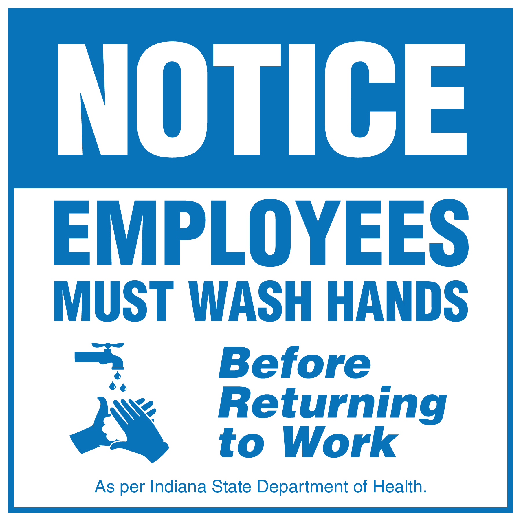 Handwashing Sign Laws For All 50 States | Signs.com Blog