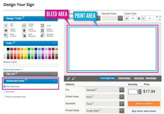 Bleed Basics - Full Bleed Printing & Bleed Area | Signs.com