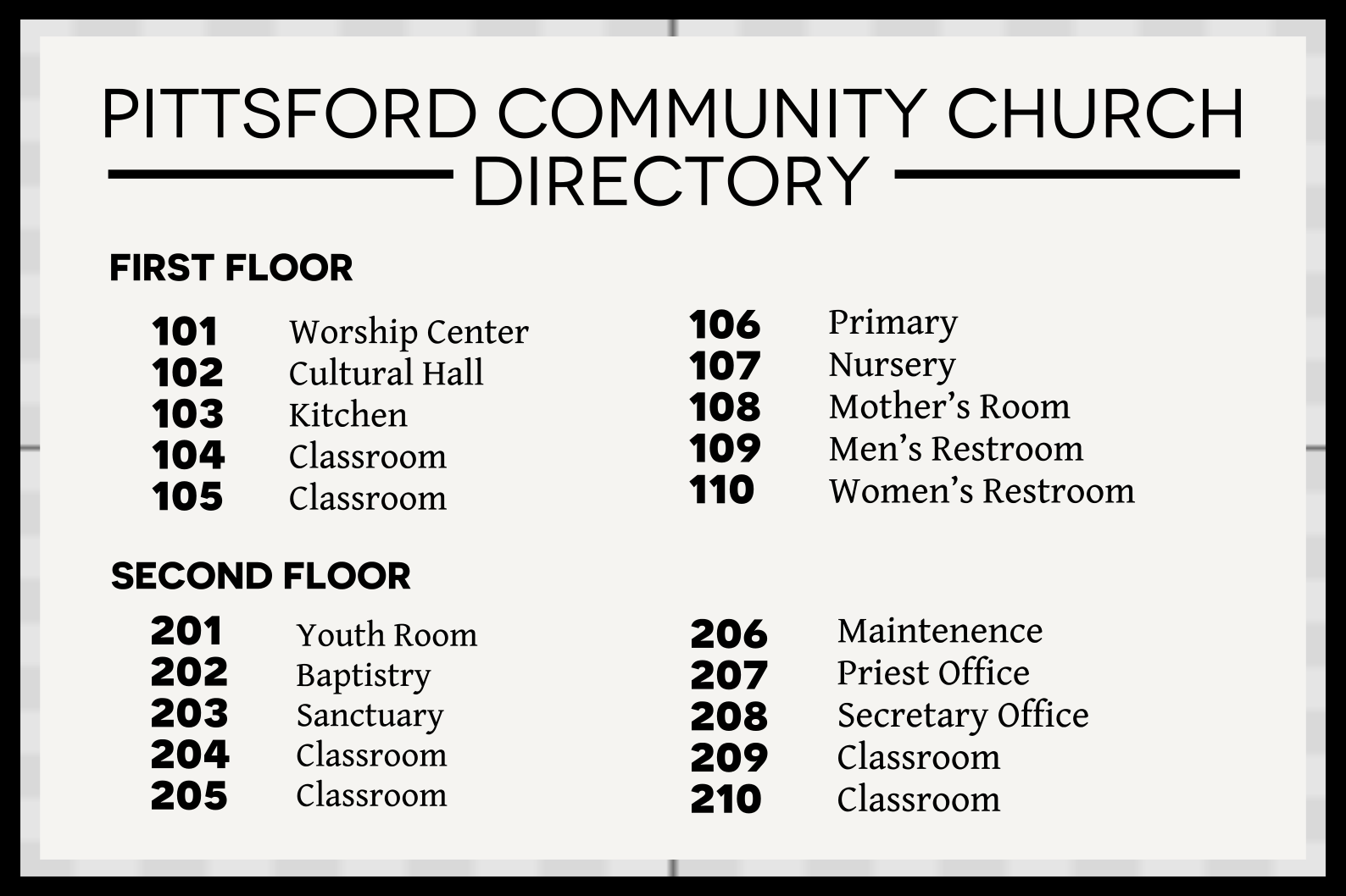 Required Signs For Church Buildings | Signs.com Blog