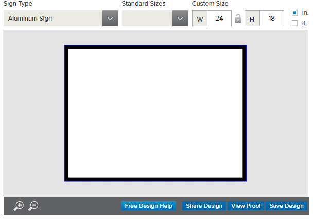 How to Add a Border Using Our Design Tool | Signs.com Blog