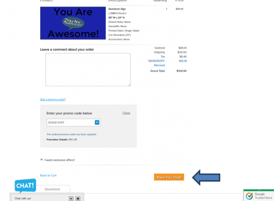 A Step-by-Step Guide on Orderering a Sign from Signs.com | Signs.com Blog