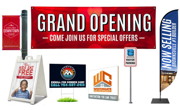 Comparing Banners with Other Signage Options: Which One is Right for ...