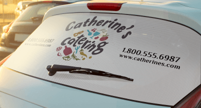 Custom Rear Window Graphics | Signs.com