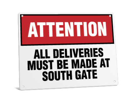 Custom Reflective Aluminum Signs | Signs.com