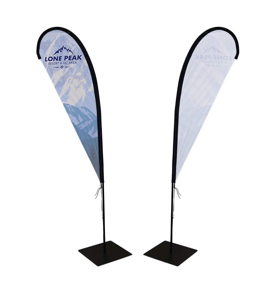 Teardrop Flag Banners | Signs.com