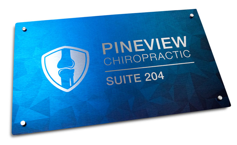 Custom Brushed Aluminum | Signs.com