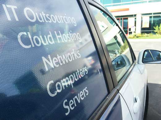 Custom Rear Window Graphics | Signs.com