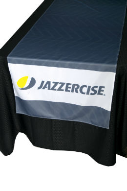 Custom Table Runners For Trade Shows & Events | Signs.com